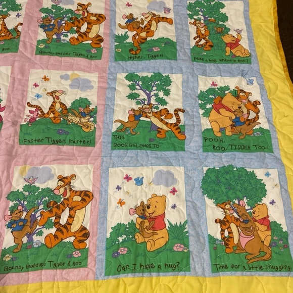Handmade | Bedding | Vintage Handmade Winnie The Pooh Quilt Patch ...